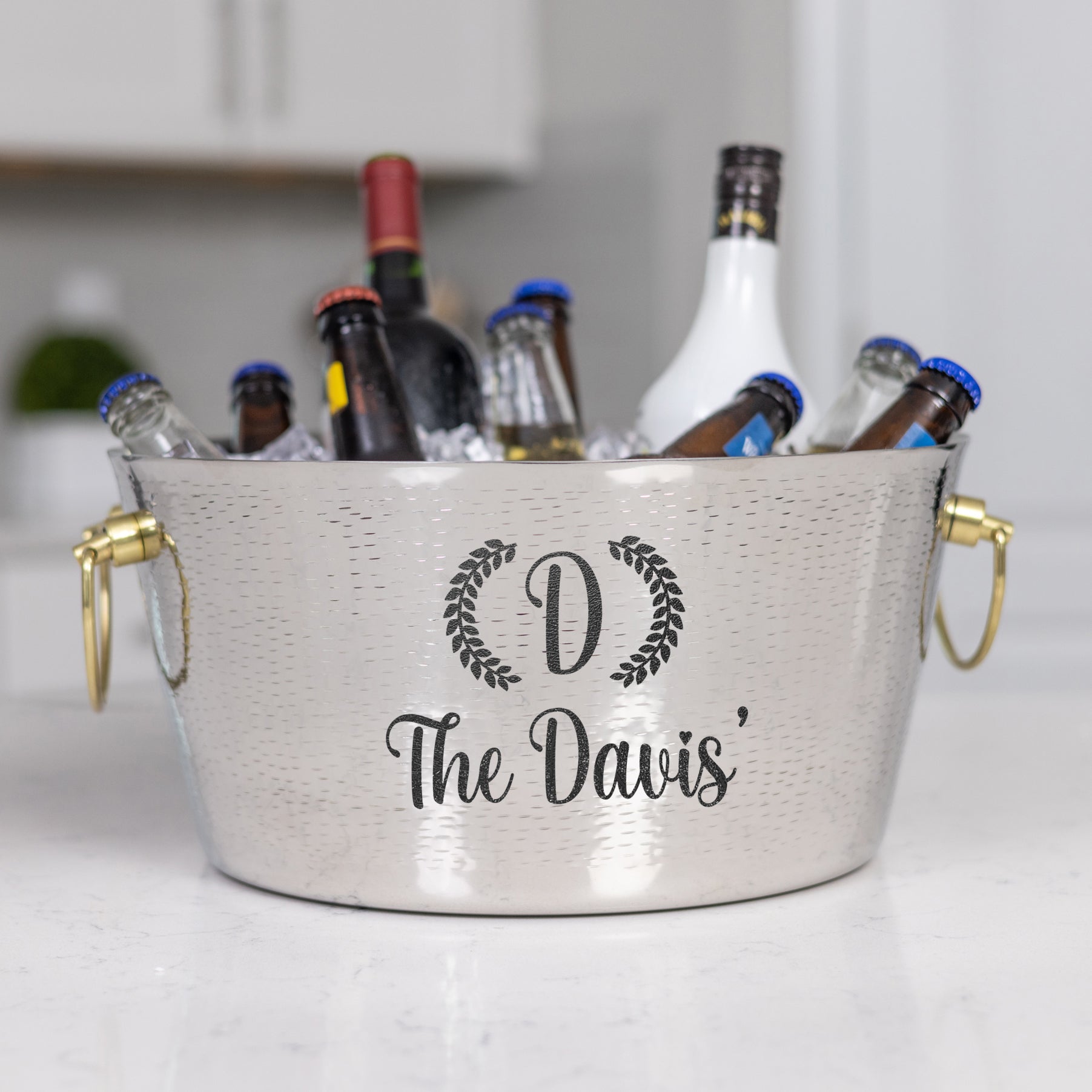 Personalized Galvanized Tub