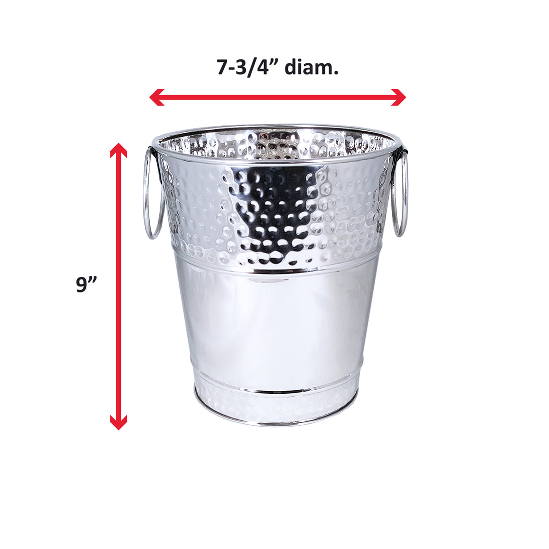 Personalized Champagne Bucket Hammered Stainless Steel - Berkshire by BREKX – Chilled-Designs